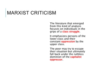 Marxistliterarycriticism | PPT