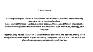 Marxist philosophy and philosopher’s theory | PDF