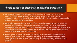 Marxist theory | PPTX