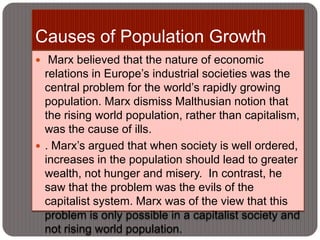 Marxist theory on population growth | PPTX