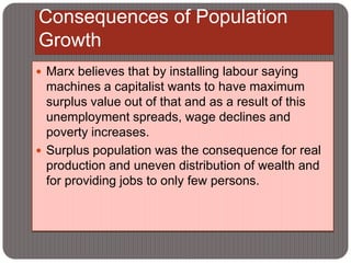 Marxist theory on population growth | PPTX