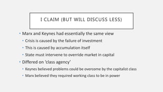 Marx, Keynes and Schumpeter | PPTX