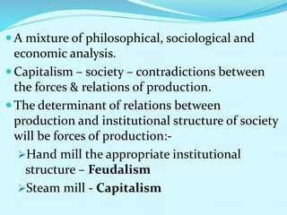 Marx’s economic theories | PPTX