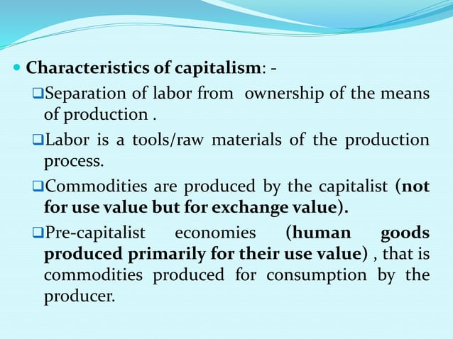 Marx’s economic theories | PPTX