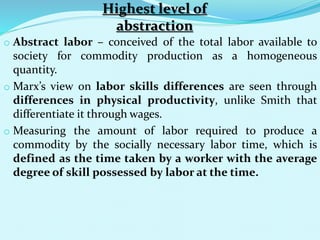 Marx’s economic theories | PPTX