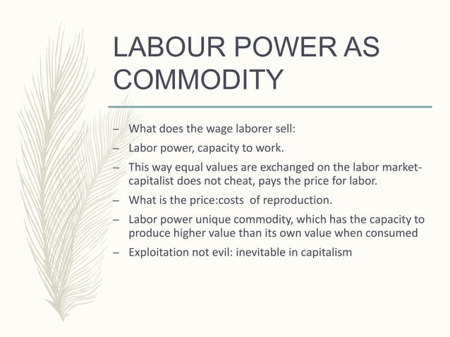 marx theory of class and exploitation.pptx | Economy | Business and Finance