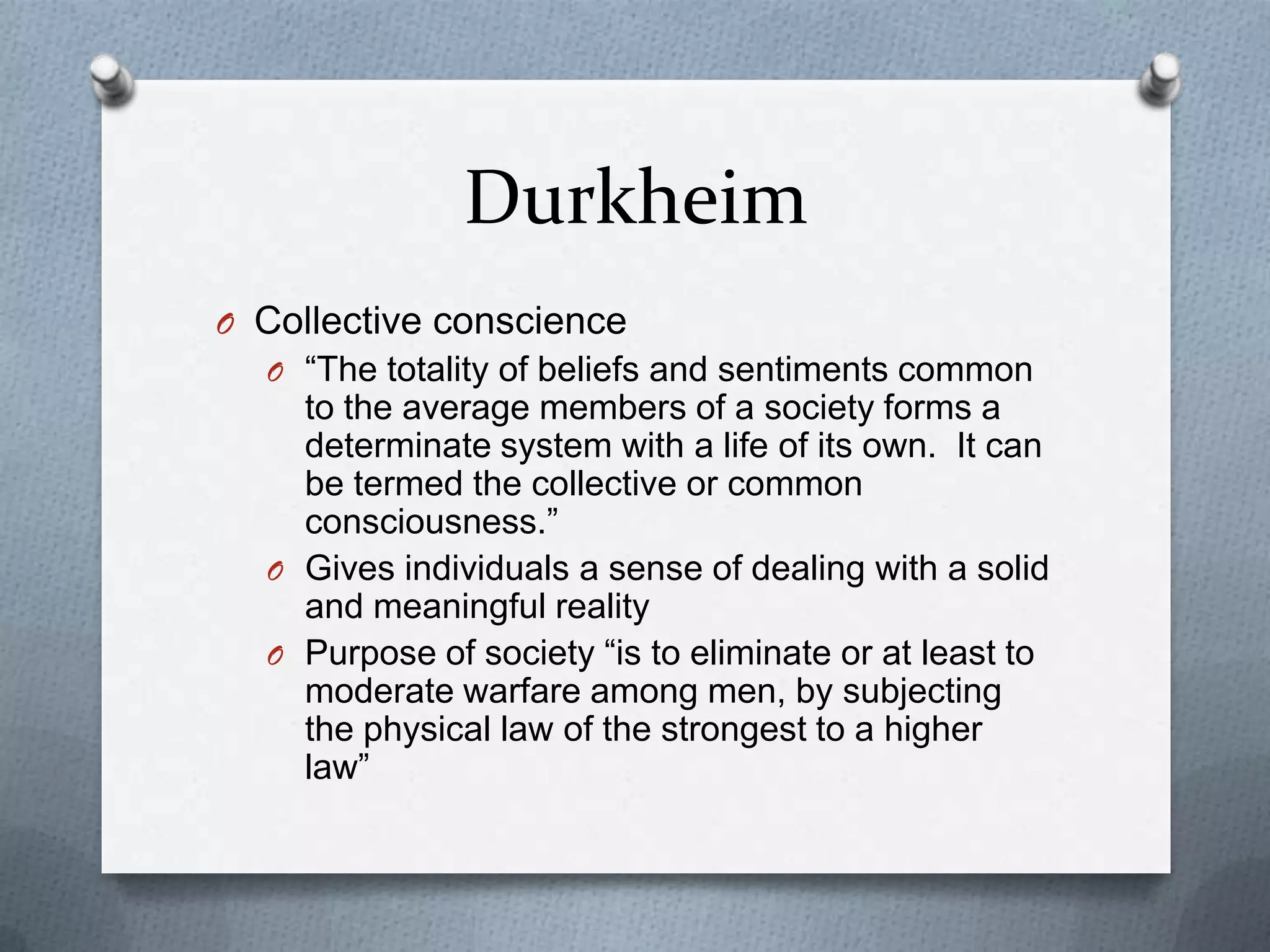 Marx Weber Durkheim | PPTX