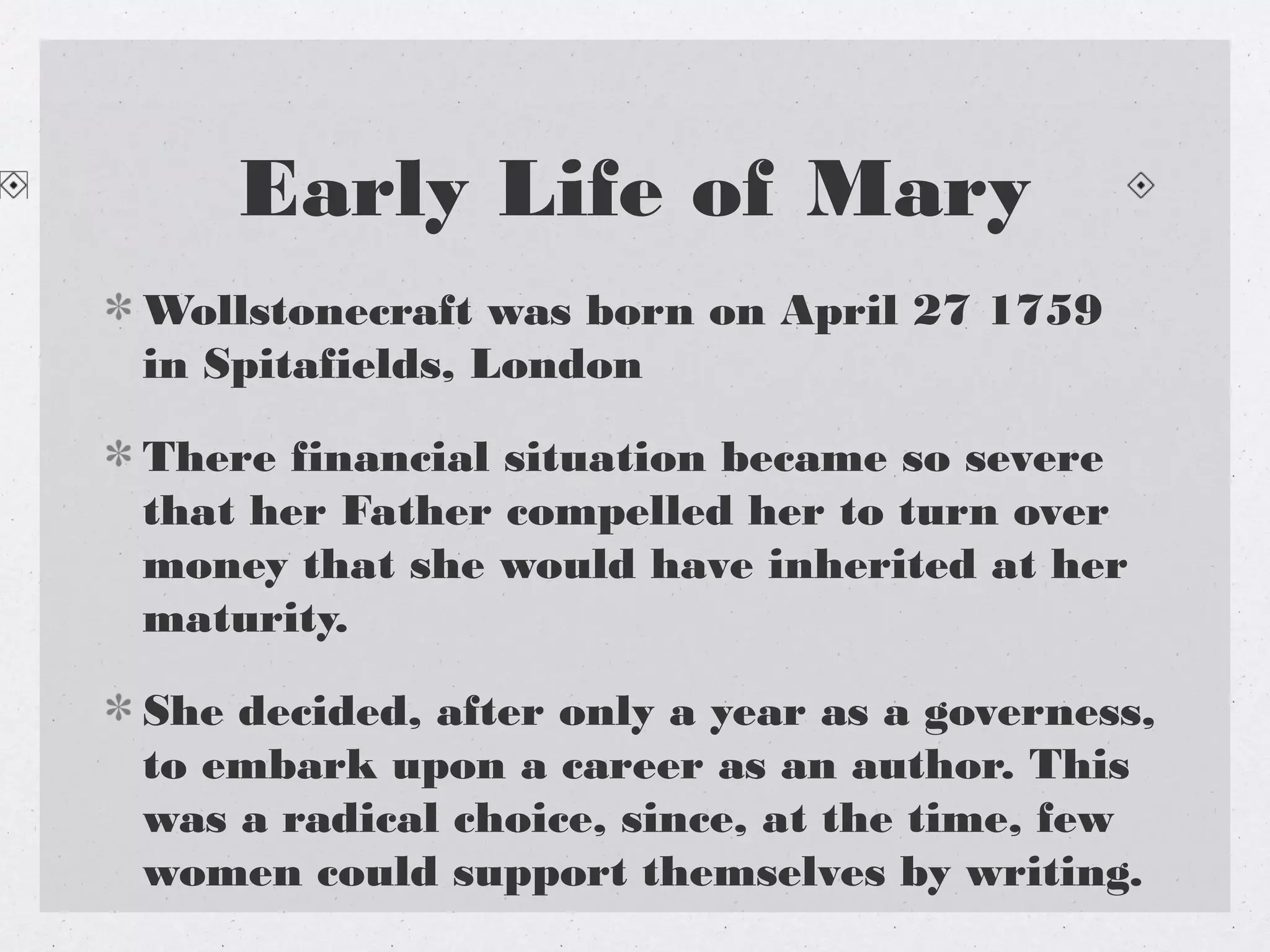 Mary Wollstonecraft | PPT