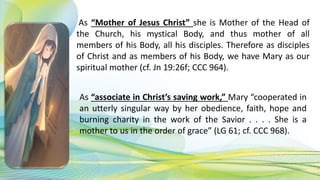 Mary-and-The-Church to the mission and understatnding the church | PDF