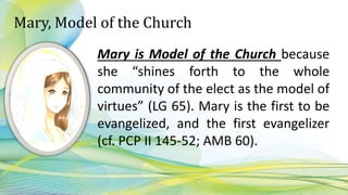 Mary-and-The-Church to the mission and understatnding the church | PDF