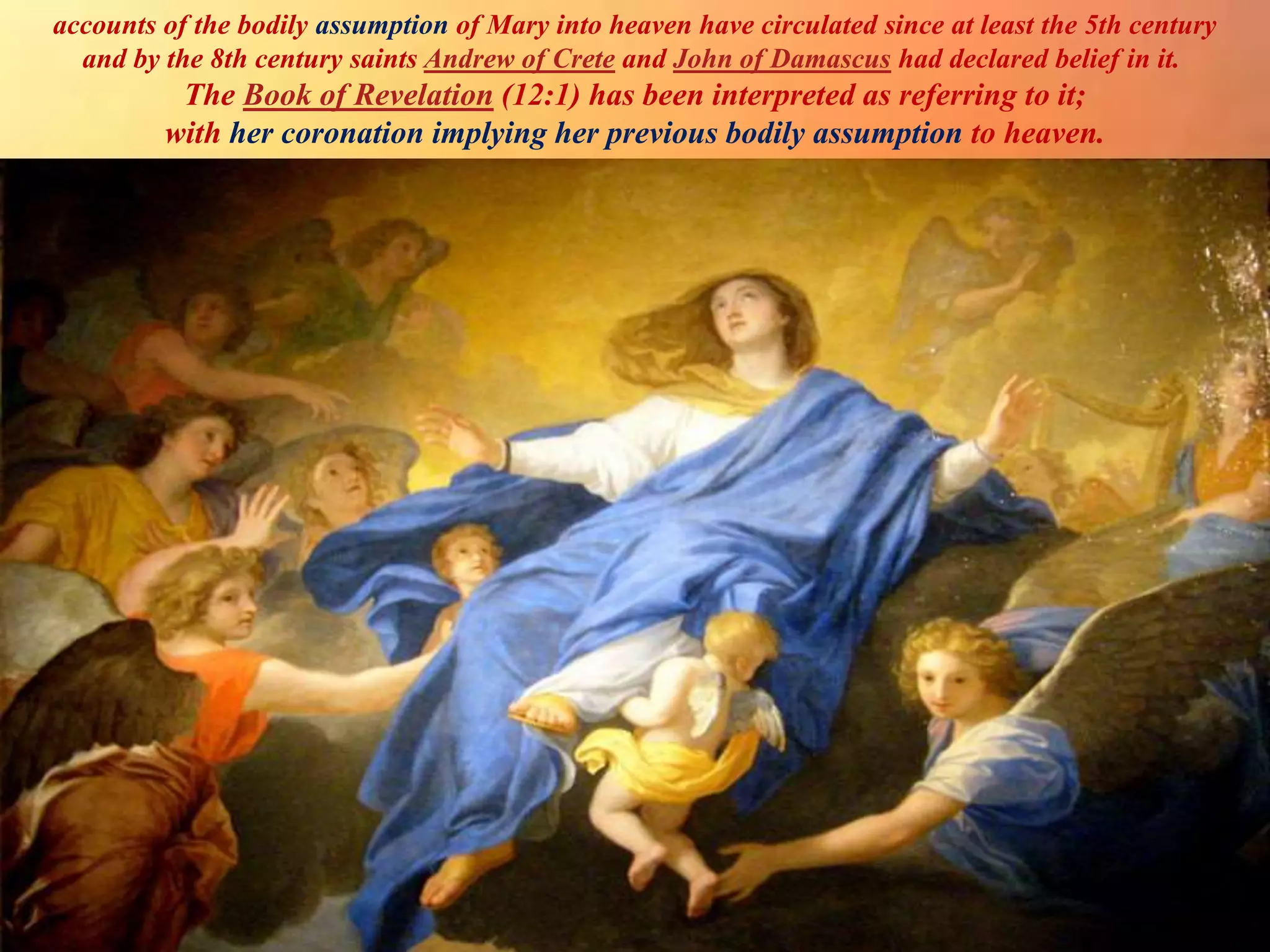 Mary doctrine & dogmas | PPTX