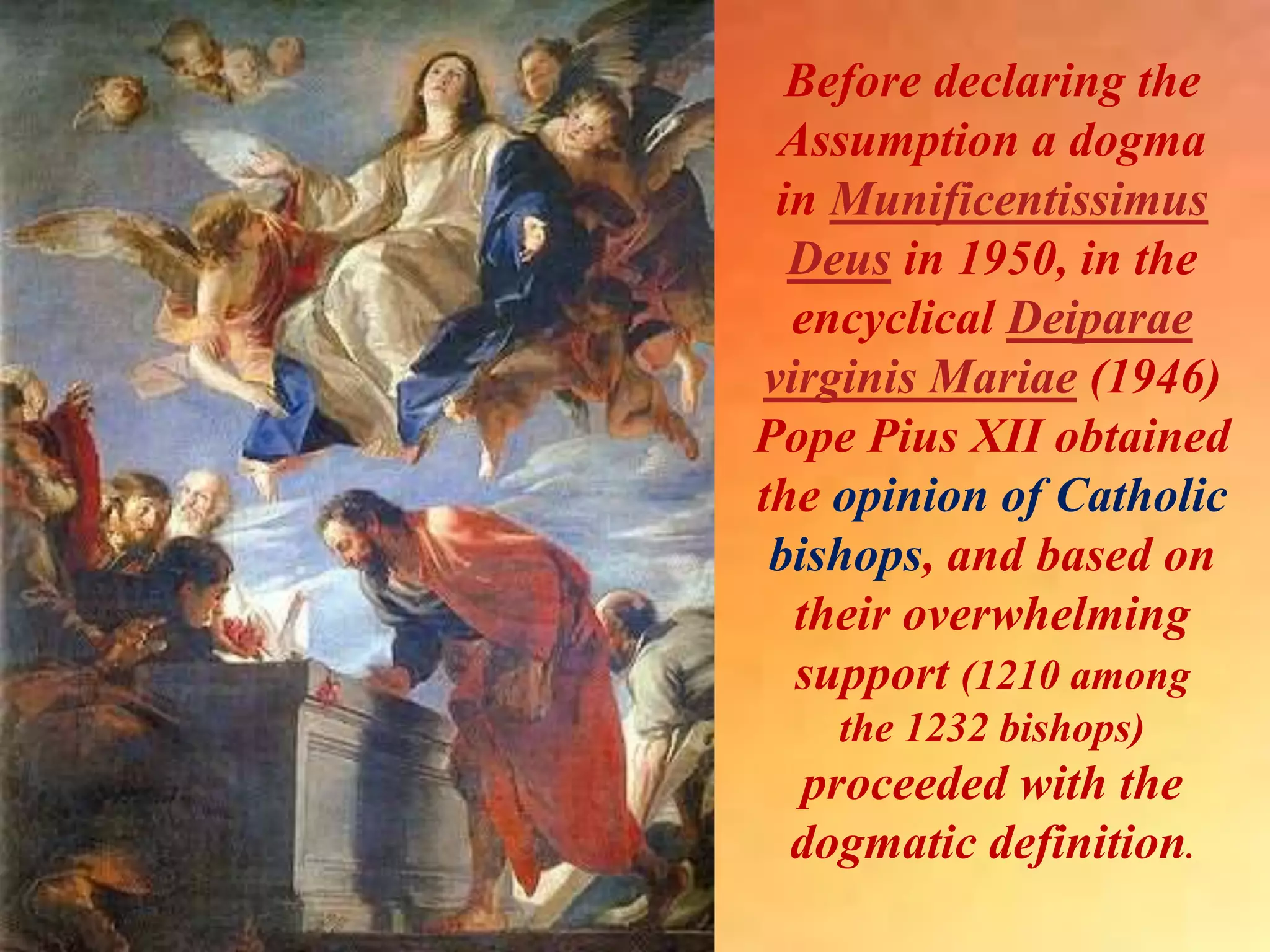 Mary doctrine & dogmas | PPTX