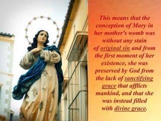 Mary doctrine & dogmas | PPTX