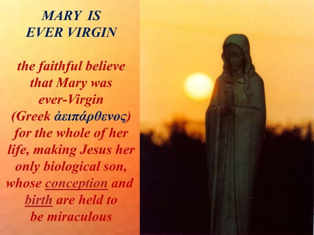 Mary doctrine & dogmas | PPTX