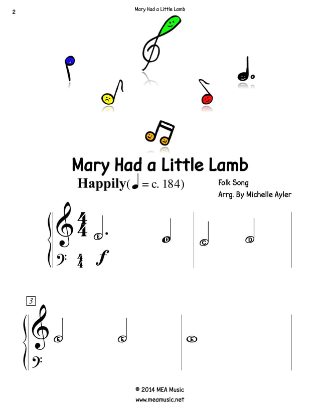 Mary Had a Little Lamb | PDF