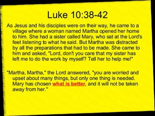 Mary Martha | PPT
