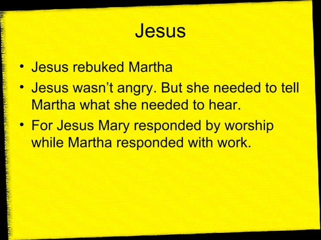 Mary Martha | PPT