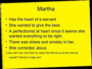 Mary Martha | PPT