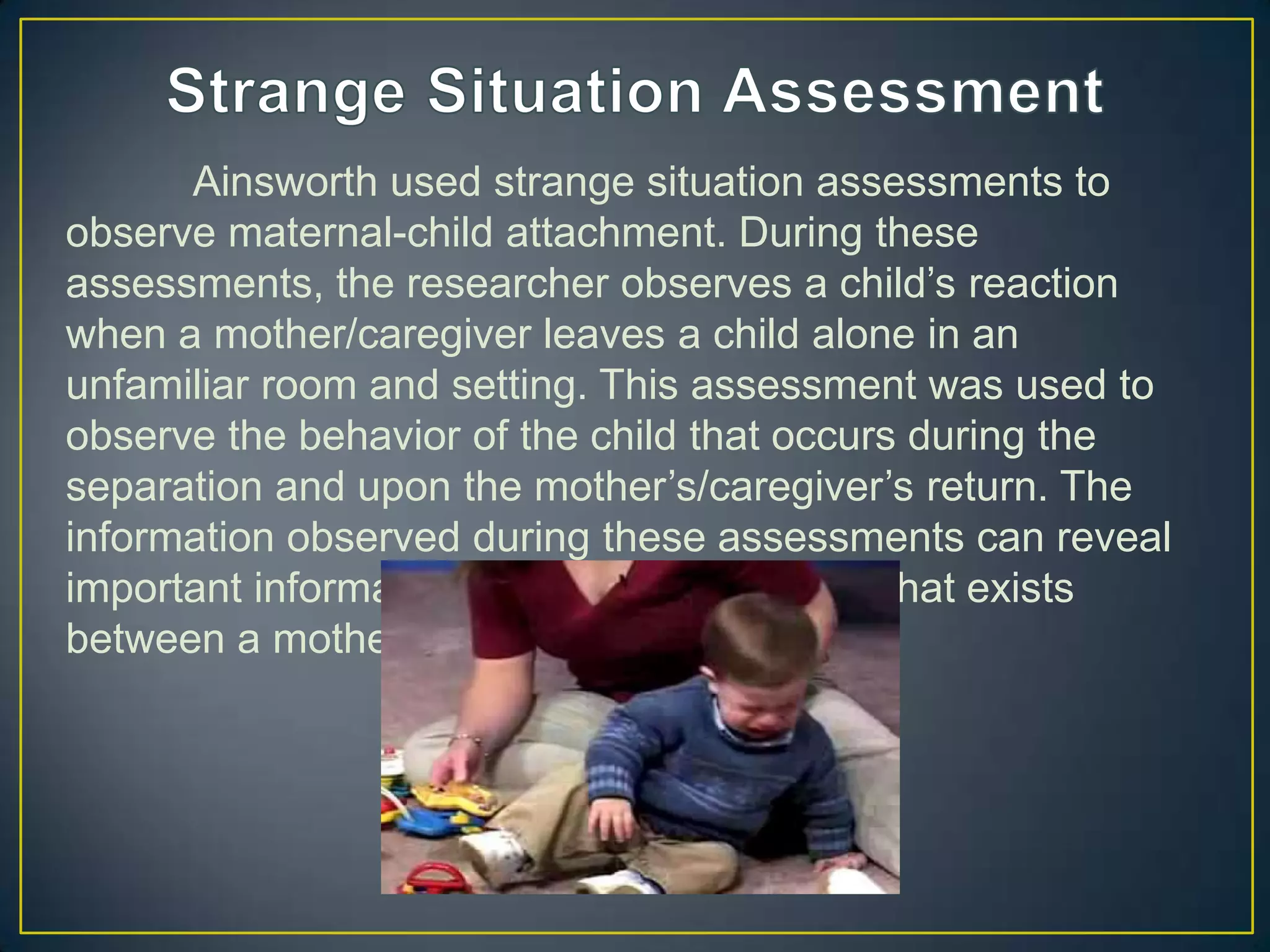 Mary Ainsworth Attachment Theory | PPTX