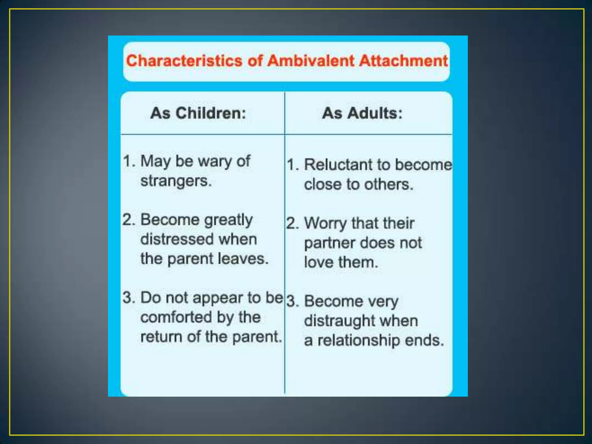 Mary Ainsworth Attachment Theory | PPTX
