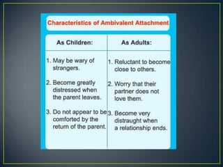 Mary Ainsworth Attachment Theory | PPTX