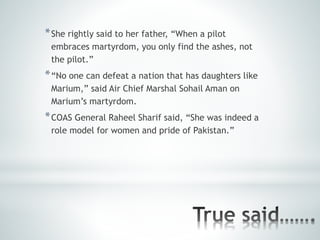 Mariam Mukhtiar Shaheed | PPTX