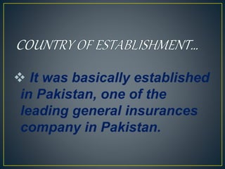 IGI insurance Pakistan | PPTX