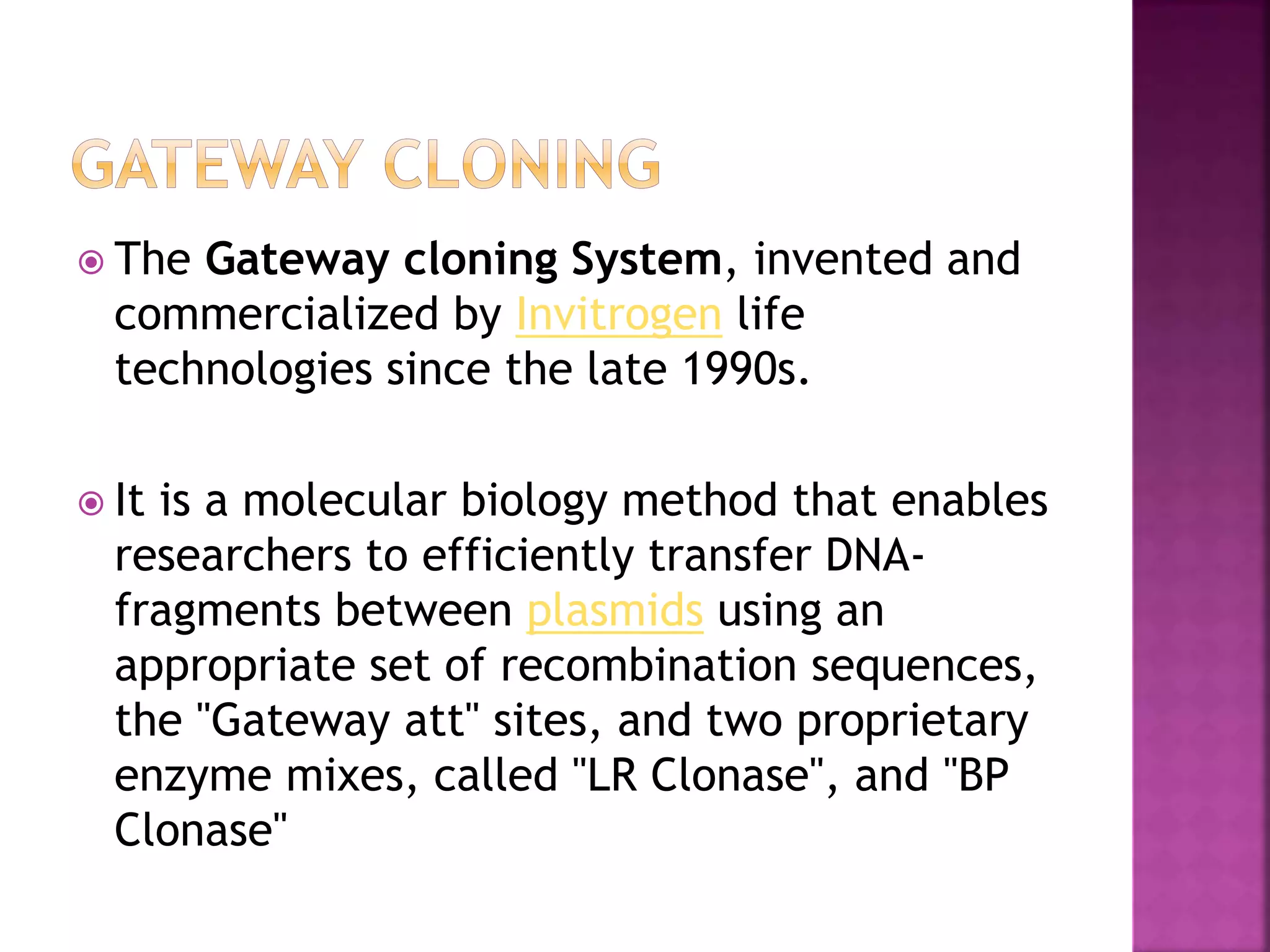gateway cloning | PPTX