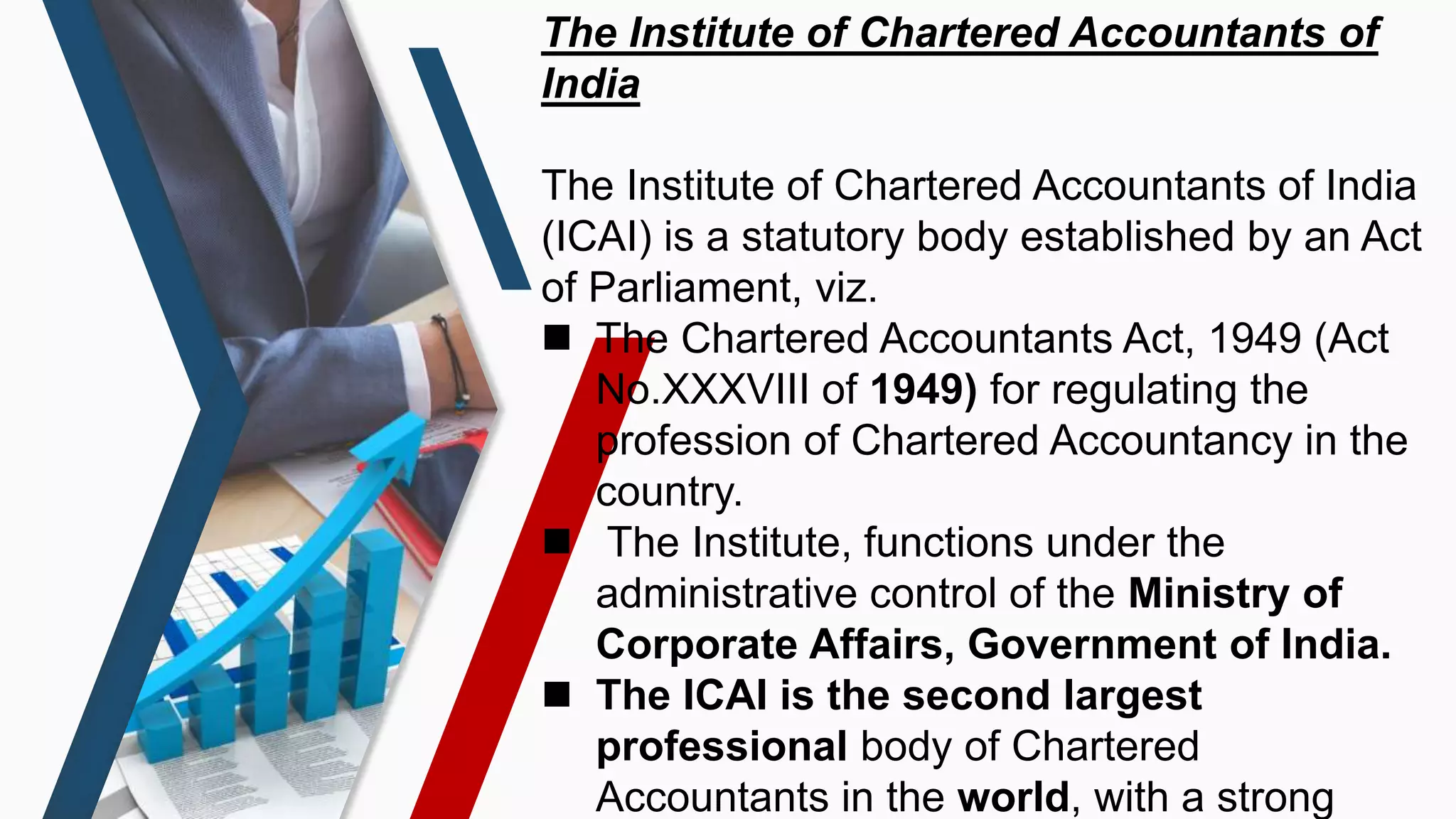 INSTITUTE OF CHARTERED ACCOUNTANTS OF INDIA (ICAI) | PPTX