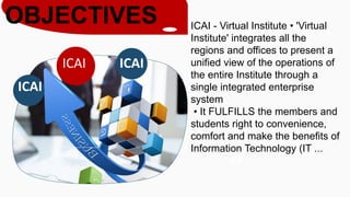 INSTITUTE OF CHARTERED ACCOUNTANTS OF INDIA (ICAI) | PPTX