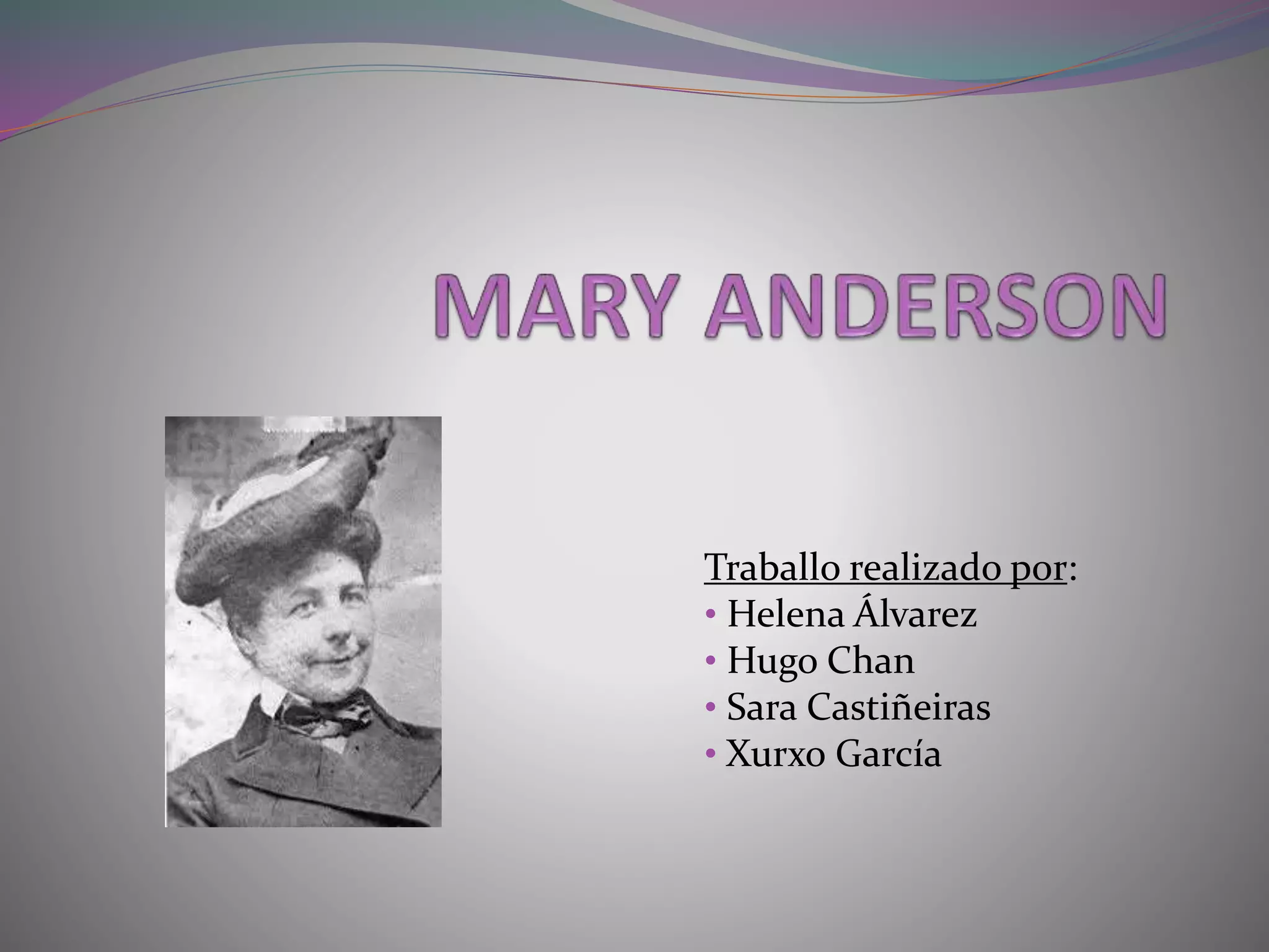 Mary Anderson | PPT