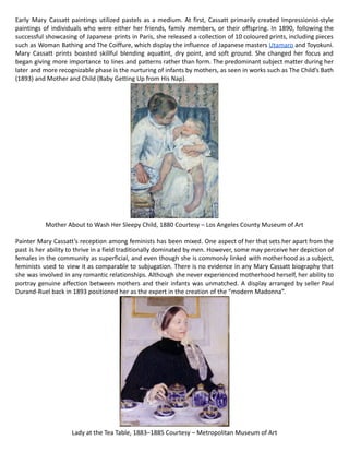 Mary Cassatt- The Woman Who Wasn’t Allowed to Draw.pdf