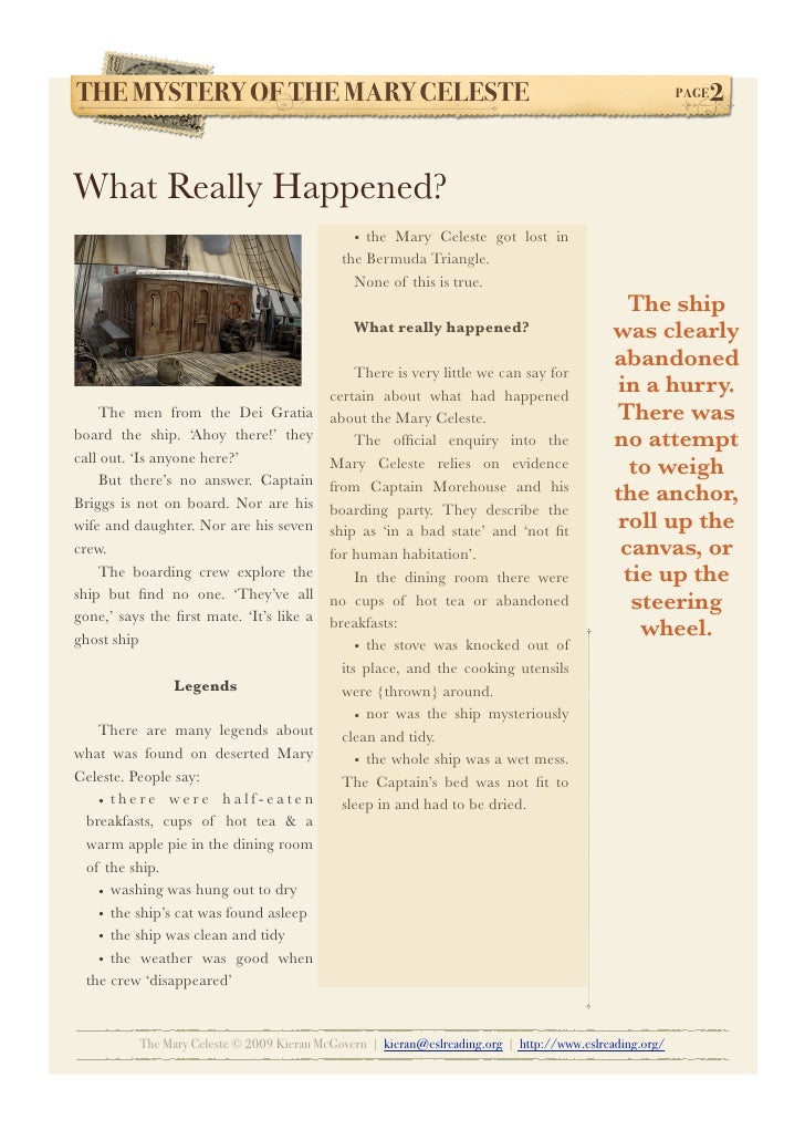 The Mystery Of The Mary Celeste - evertrak
