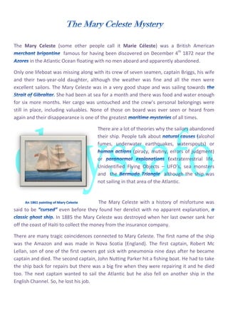 Mary Celeste Chryssafo | PDF