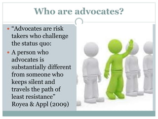Mary Dawood Effective advocacy | PPTX