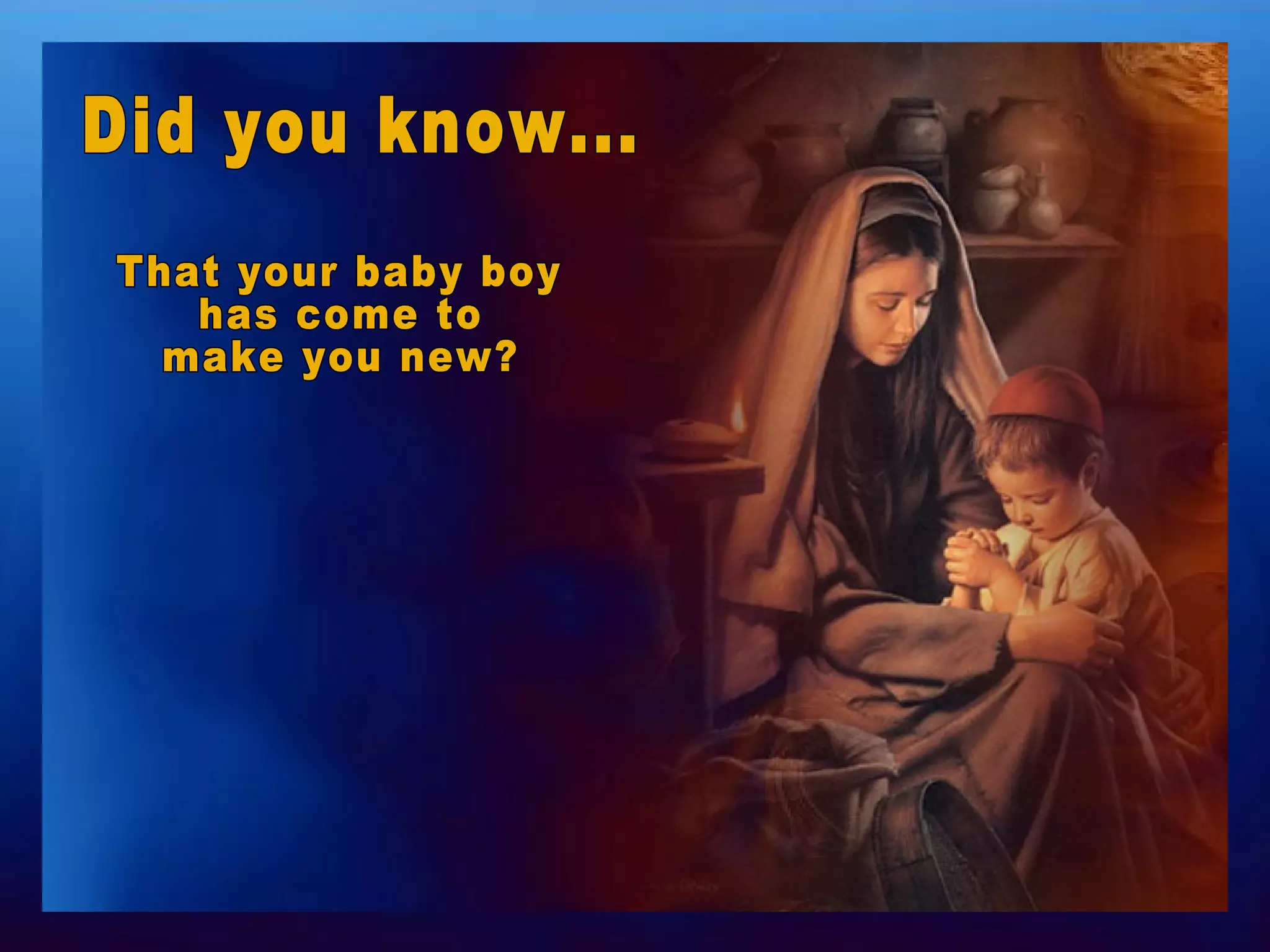 Mary Did You Know ? | PPS