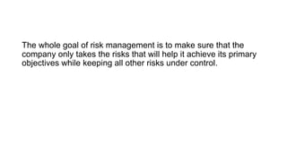 Risk Management | PPT