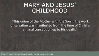 Mary in the life of Jesus | PPTX