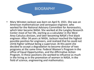 Mary jackson | PPTX