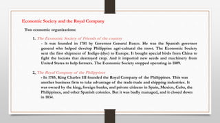 Economic life under Spain | PPTX