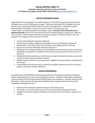 Mary Jo Mc Phail Resume2011 (2) | PDF