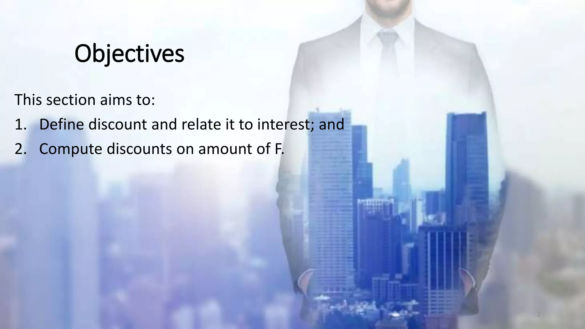 Simple Discount (Principal and Discount) | PPTX