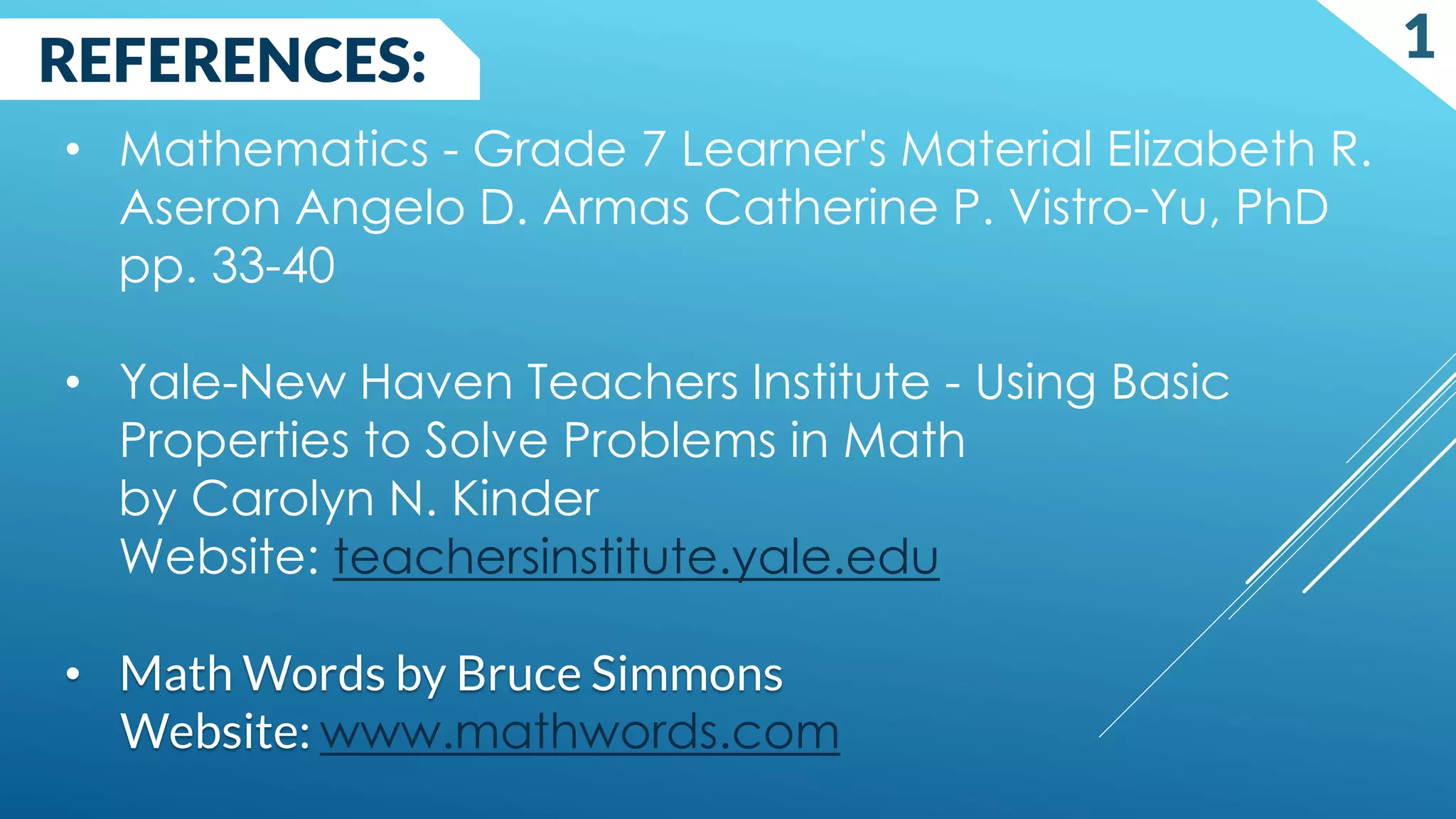 Properties Of Arithmetic Operations Ppt