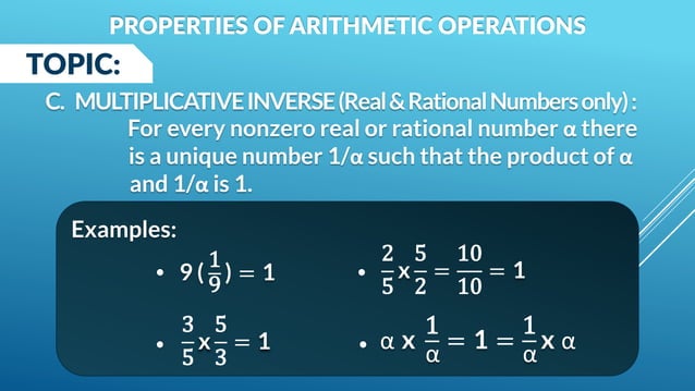 PROPERTIES OF ARITHMETIC OPERATIONS | PDF | Homework and Study | Education
