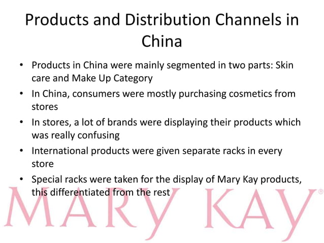 Mary kay Cosmetics | PPT