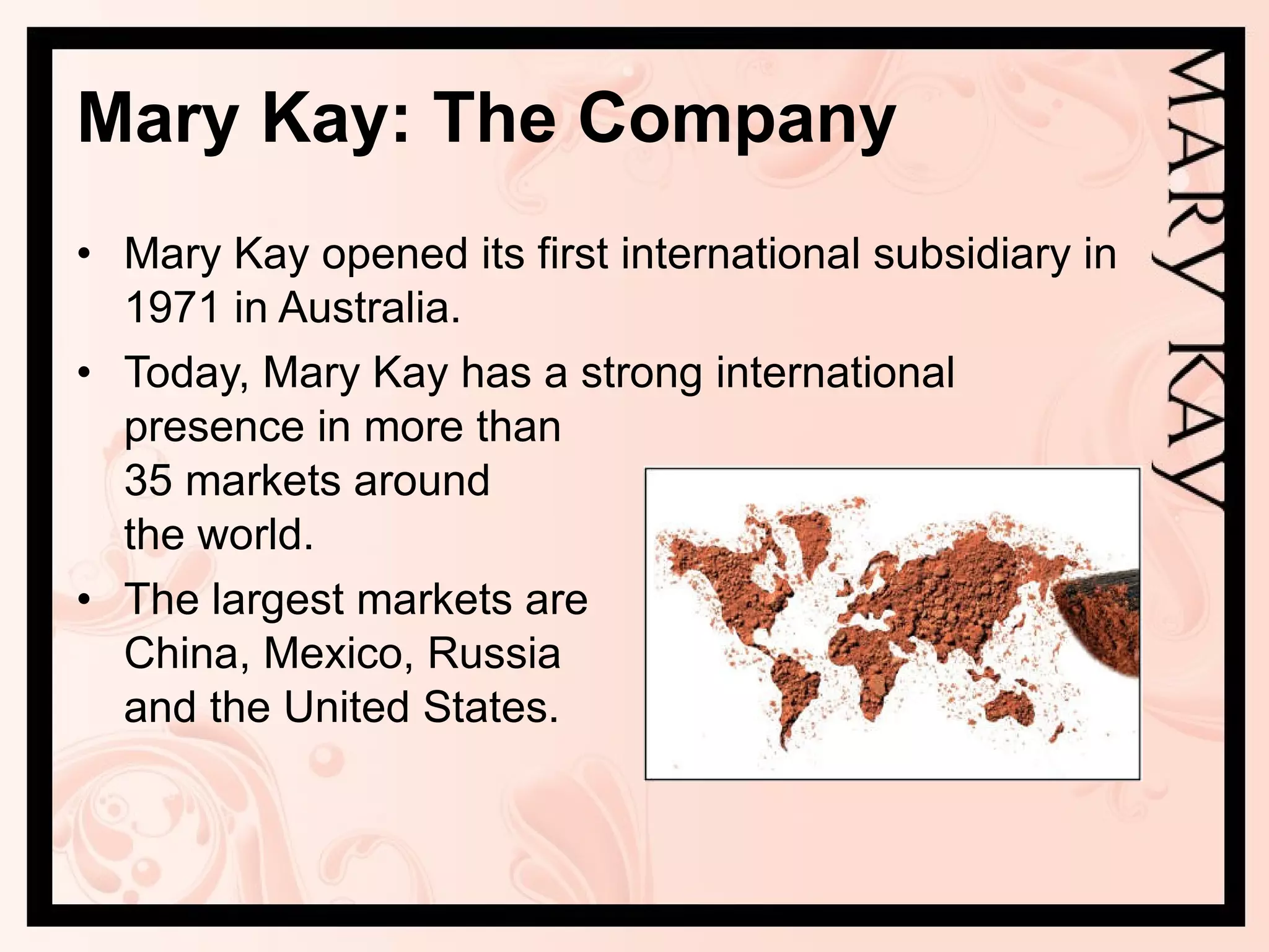 Mary Kay - Enriching Women's Lives | PPT