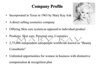 Mary kay cosmetics | PPTX