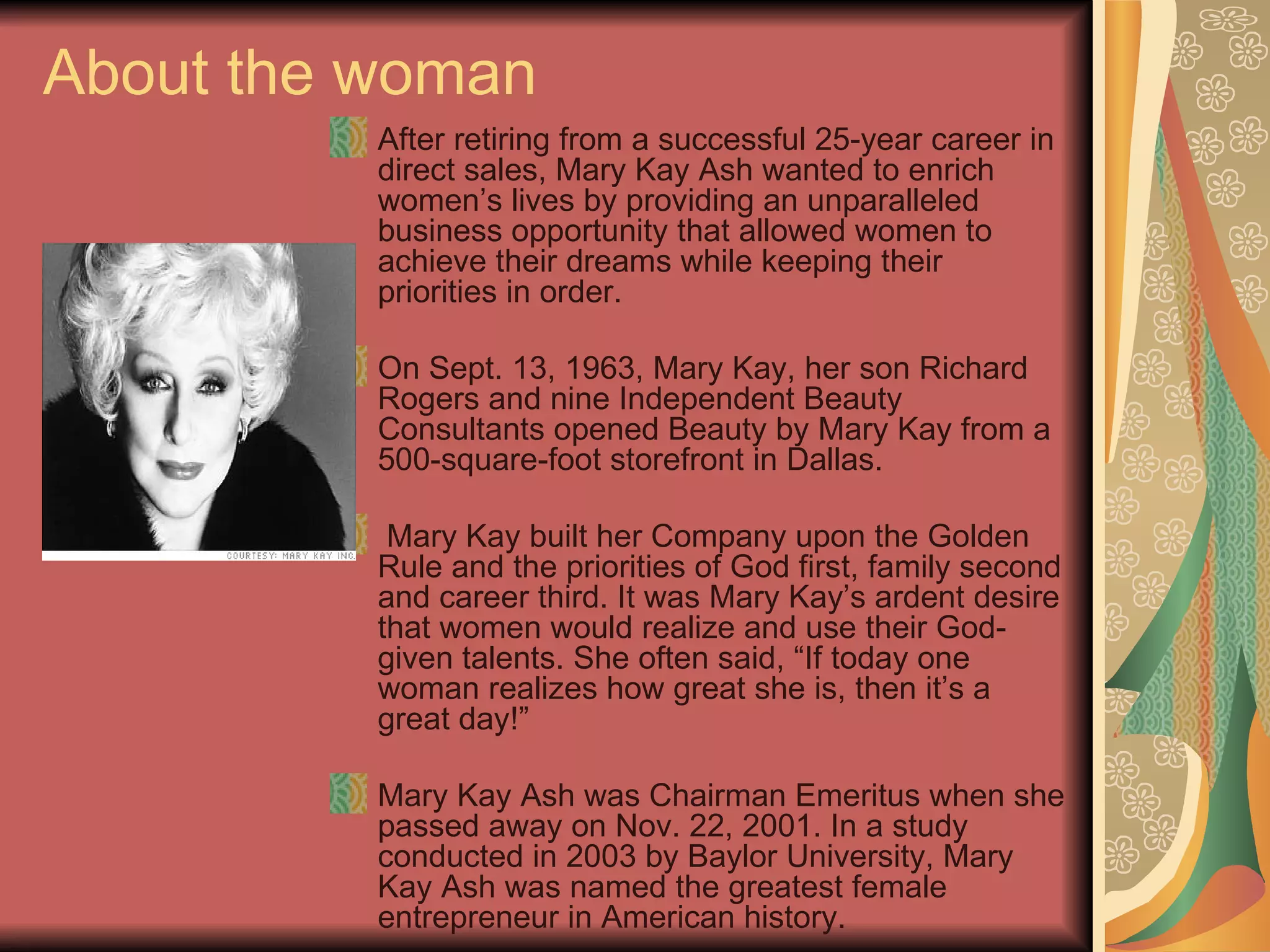 Mary Kay Slide Show | PPT