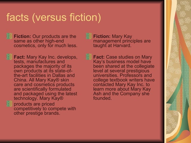 Mary Kay Slide Show | PPT