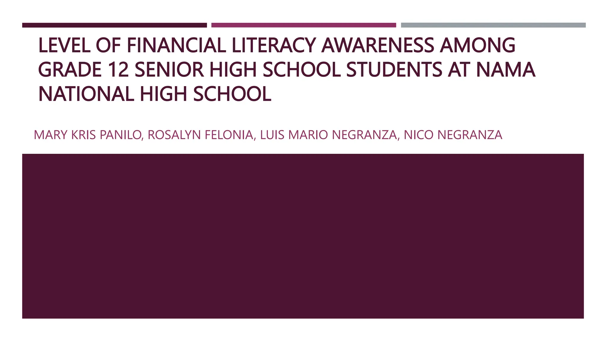 Level of Financial Literacy Awareness.pptx